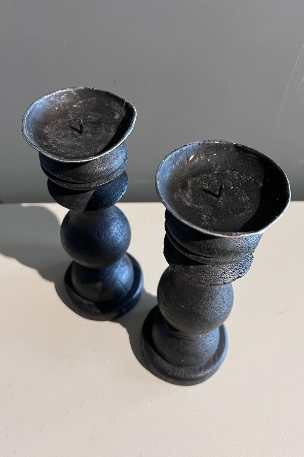 Wooden Candle Sticks | Aniseed Boutique