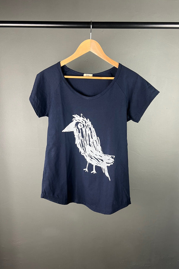 Kate Perry Projects Crow On Navy | Aniseed Boutique