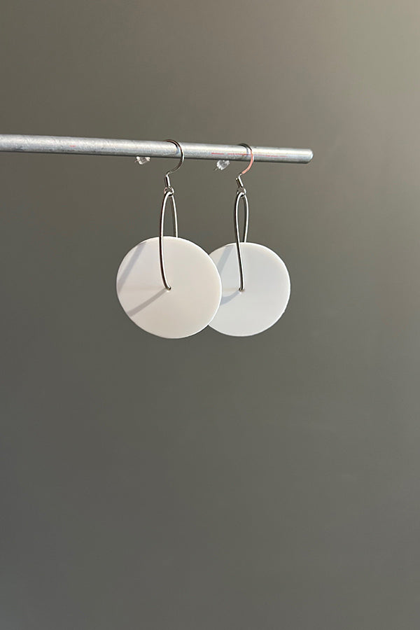 Rosalba Galati White PVC Disc | Aniseed Boutique